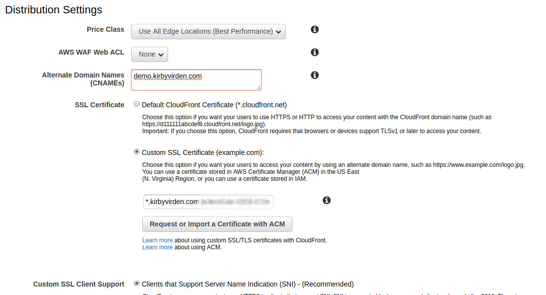 Create a Amazon CloudFront distribution and Route 53 record for your serverless WordPress site ...